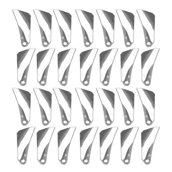 Madjax Directional Chrome Inserts For 12 Blackhawk Wheel | Golf Cart Geeks