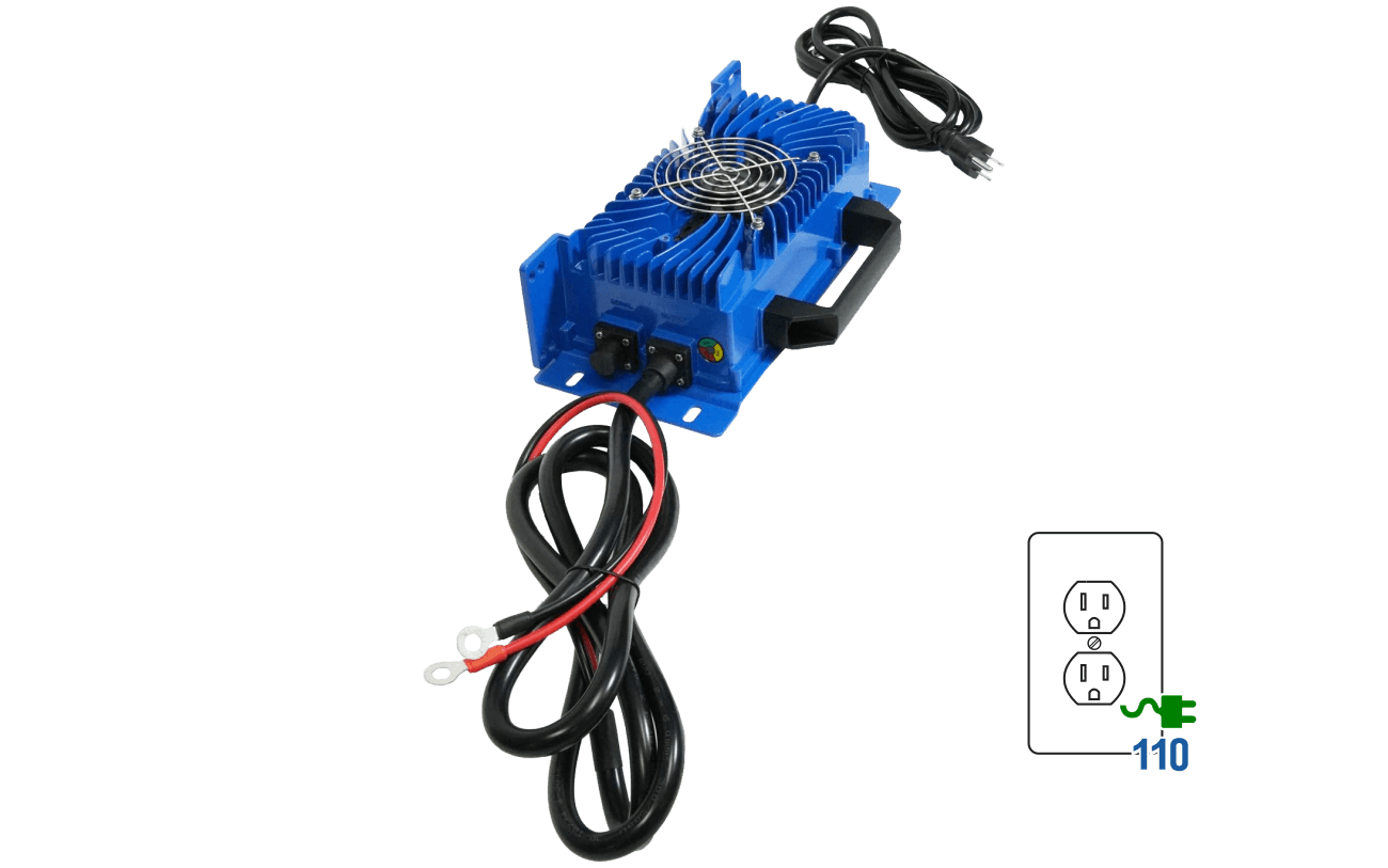 36V 25A Charger (43.2V DC) – Ring Terminals | Golf Cart Geeks