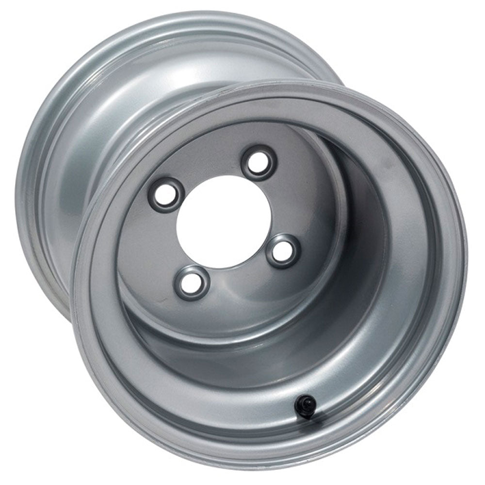 GTW Steel Silver Centered Wheel- 8 Inch |Durable Wheels |GolfCartGeeks ...