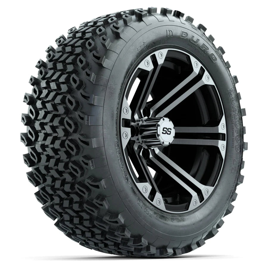SET OF (4) 14 IN GTW SPECTER WHEELS WITH 23X10-14 DURO DESERT ALL-TERR ...