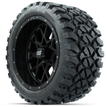 GTW Vortex Wheels 14 in Wheels with 23x10-14 in Nomad All Terrain Tire | Golf Cart Geeks
