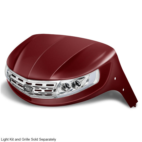 DoubleTake Phoenix Front Cowl, E-Z-Go TXT 96+, Burgundy | Golf Cart Geeks