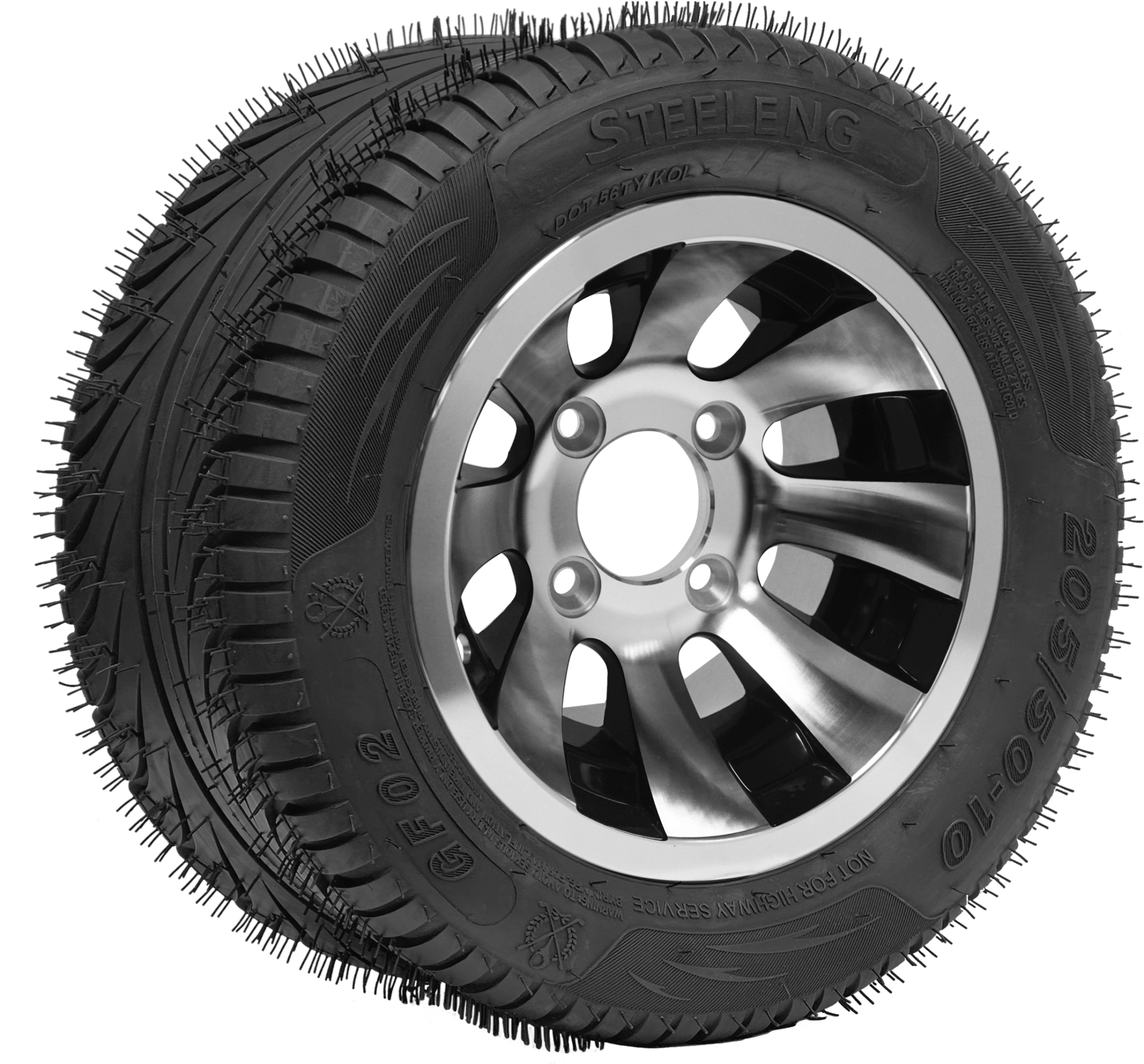 SGC 10″ Revolver Wheel & Low Profile Tire Combo
