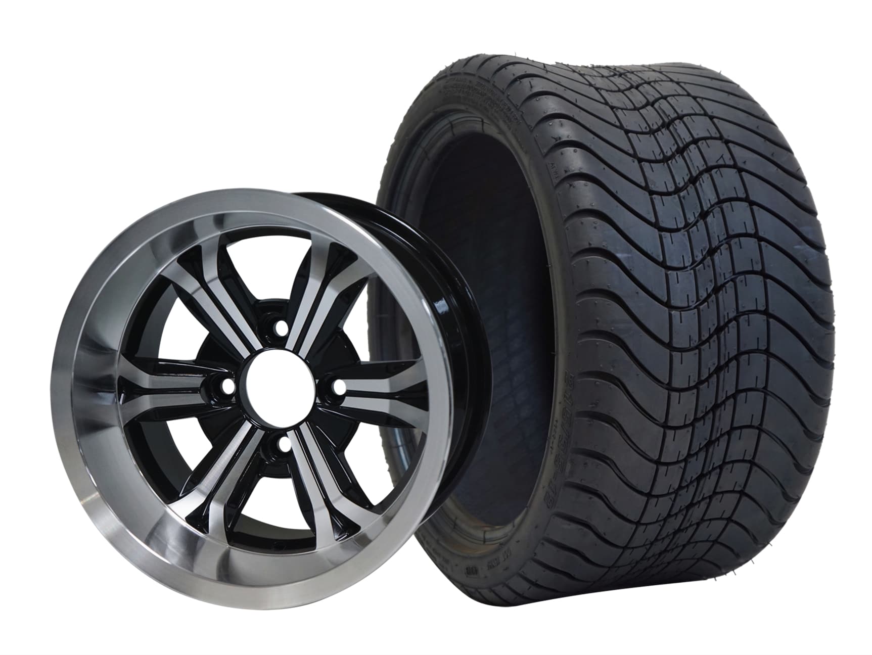 SGC 12″ Transformer Machined/Black Wheel