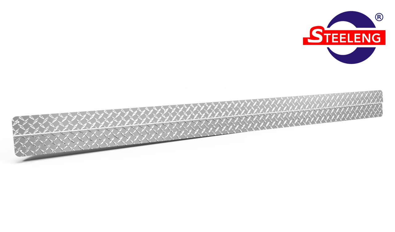 Kick Plate Polished Aluminum Diamond Plate for Club Car Golf Cart DS ...