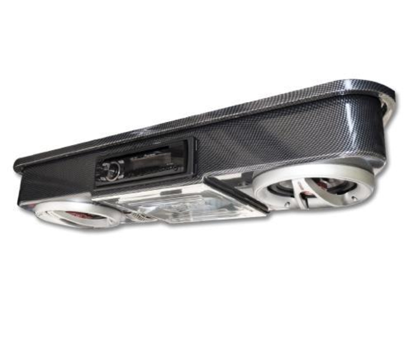 MadJax Carbon Fiber Universal Stereo Console | Golf Cart Geeks