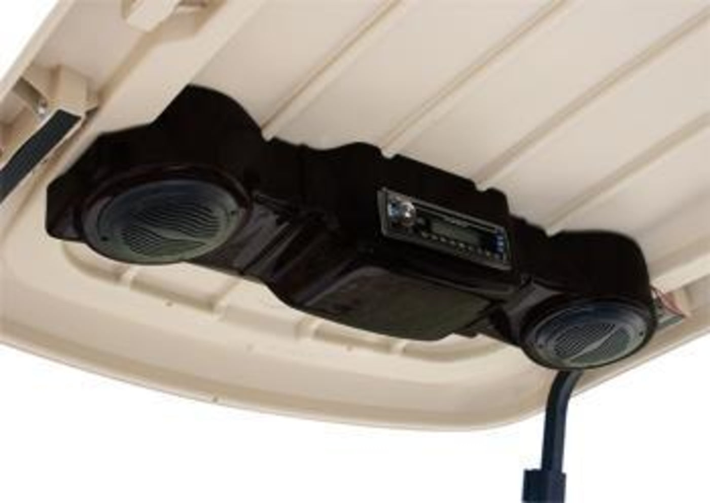 Overhead Radio Console Black Cc Precedent | Golf Cart Geeks