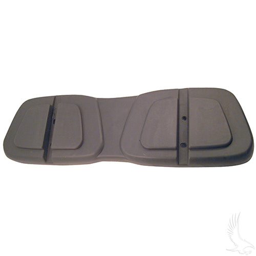 Club Car DS One Piece Golf Cart Seat Back Shell - Black Plastic | Golf ...